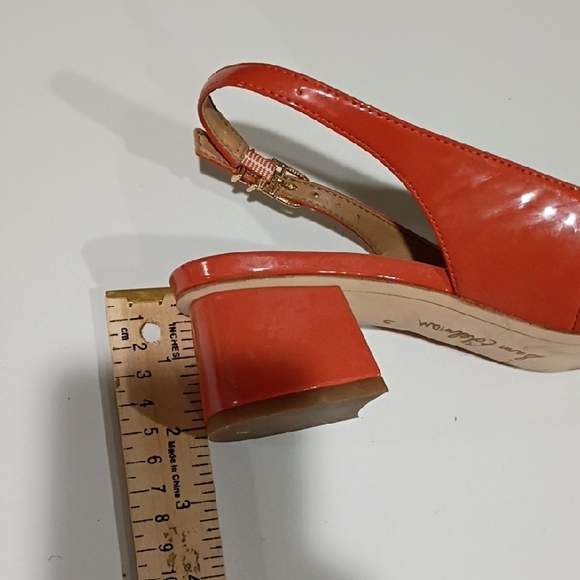 Sam Edelman | Shoes | Sam Edelman Elegant Bright Orange Slingback Block ...